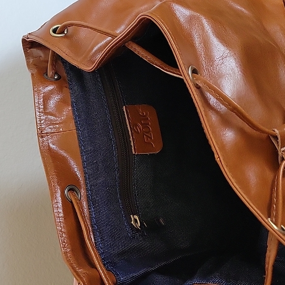 S-Zone | Bags | Nwt Szone Brown Leather Backpack | Poshmark